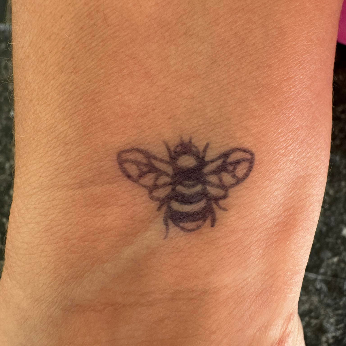 bee tattoo simple