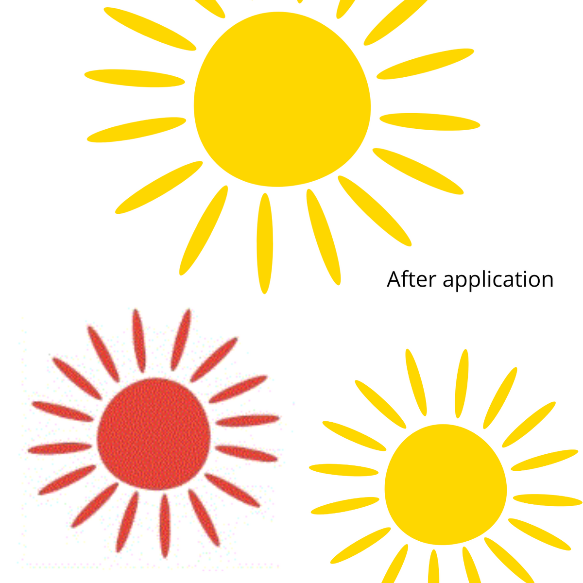 Anti-Burn Temporary Tattoo - Sun – Tattoo for a week
