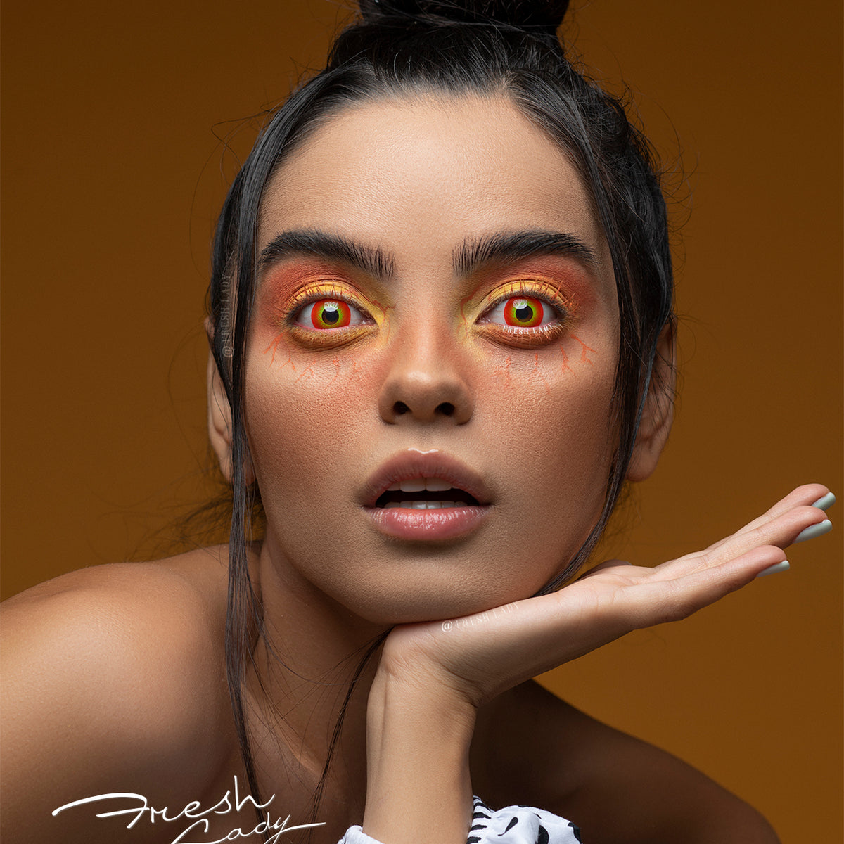 Sith Eye Coloured Contact Lenses – Tattoo for a week