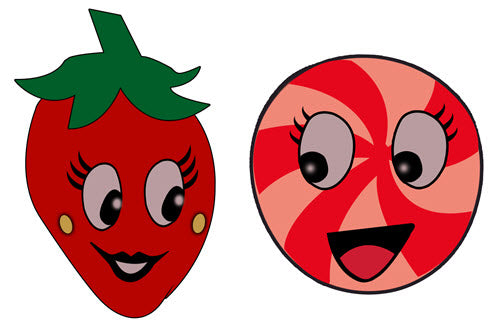 Katy Perry - Strawberry & Peppermint Tattoos (2 tattoos) – Tattoo for a ...