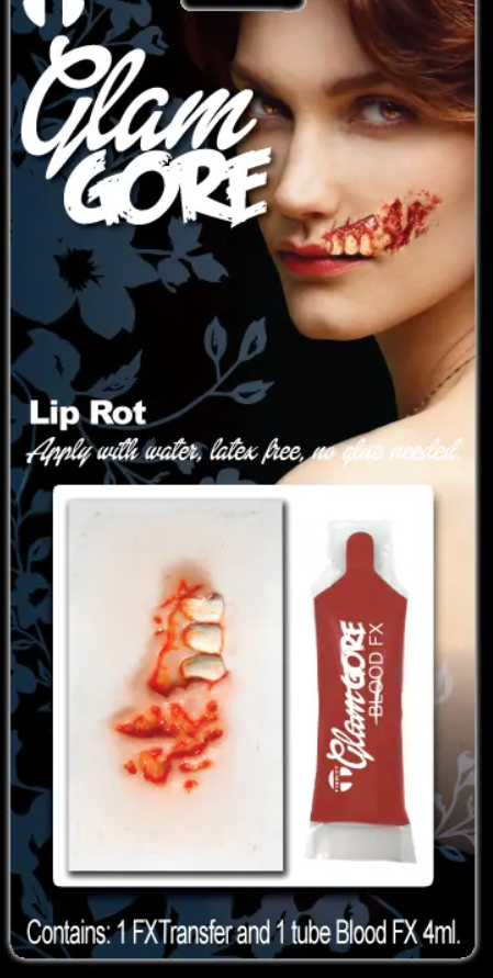 Lip Rot - Glam Gore 3D Transfer Kit – Tattoo for a week