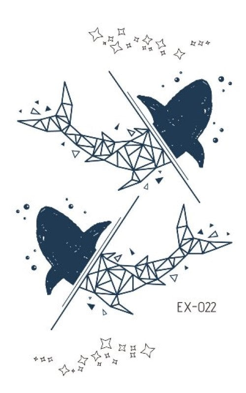 Tatouage temporaire de Requin Glow – Tattoo for a week