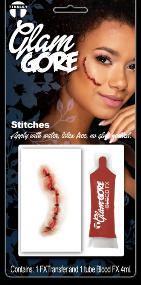 Stitched - Kit de transfert 3D Glam Gore – Tattoo for a week