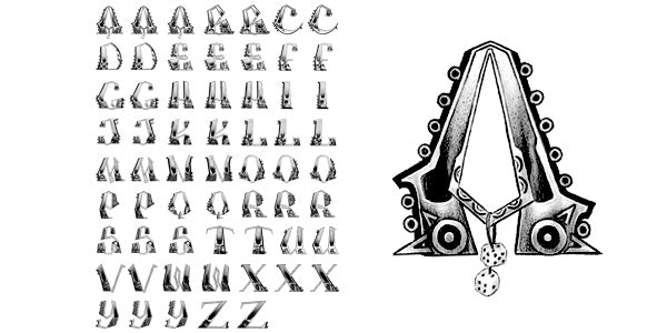 Chicano Ole Skool Tattoo Letters – Tattoo for a week