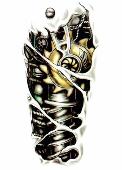 Bionic Arm Tattoo – Tattoo for a week