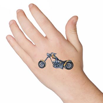 Vintage Chopper Motorcycle Tattoo – Tattoo for a week