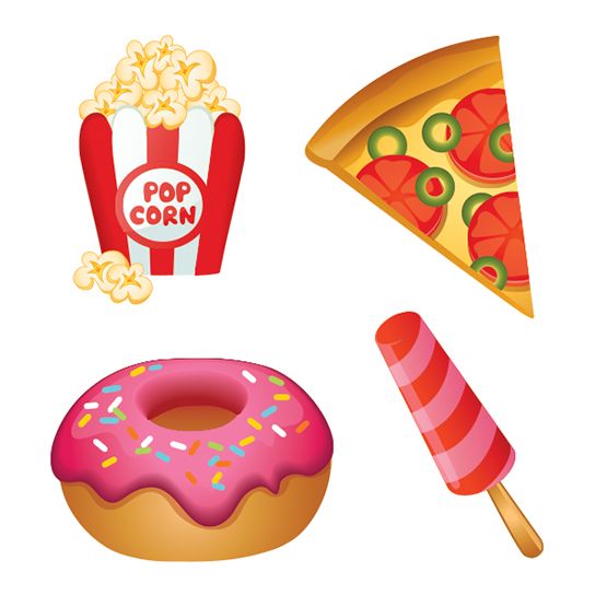 Emoji Eten Tattoo (4 Tattoos) – Tattoo for a week