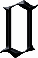 Gothic Number 0 (Zero) Tattoo – Tattoo for a week