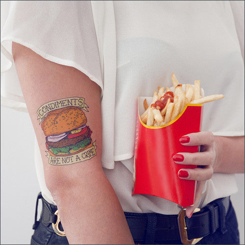 Guilty Burger - Tattoonie – Tattoo for a week