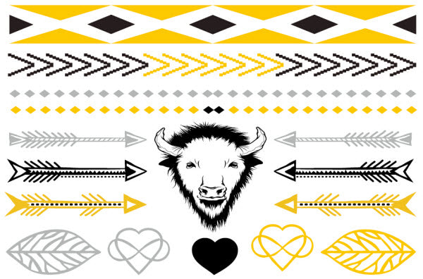 Hunters Metallic Tattoos – Tattoo for a week