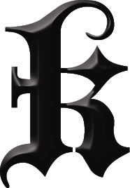 Gothic Letter 'K' Tattoo – Tattoo for a week
