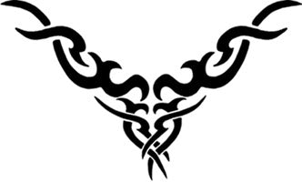 Large Lower Back Tribal Tattoo – Tattoo for a week