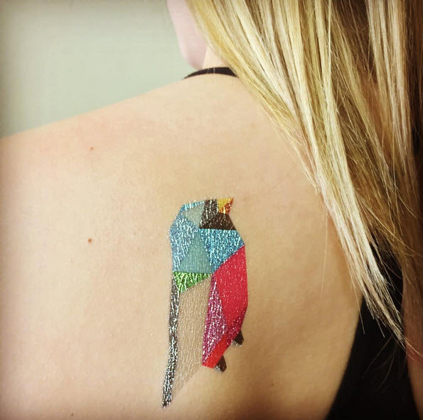 PrismFoil Vogel Tattoo – Tattoo for a week