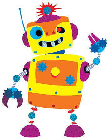 Prismfoil Randy The Robot Tattoo – Tattoo for a week