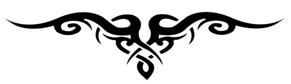 Elegant Lower Back Tribal Tattoo – Tattoo for a week