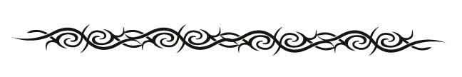 Bracelet Tribal épines Fines Tattoo – Tattoo for a week