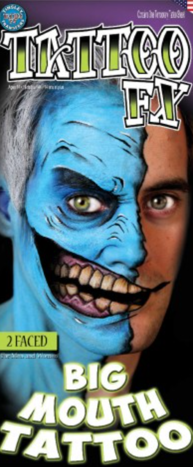 Big Mouth - 2 Faced – Tattoo for a week