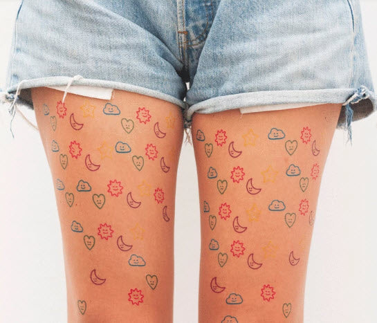 Tiny and Shiny Tattoo - Tattoonie – Tattoo for a week