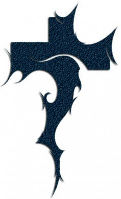 Angelina Jolie - Tribal Croix Tattoo – Tattoo for a week