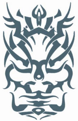 Tribal Face Tattoo – Tattoo for a week