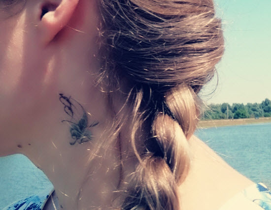 Cuchotement Des Feuilles Tattoo – Tattoo for a week